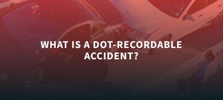 What is a DOT-Recordable Accident? | Torgenson Law